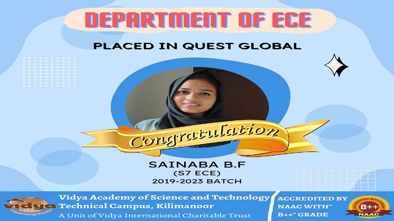 News-Vidya Academy of Science & Technology